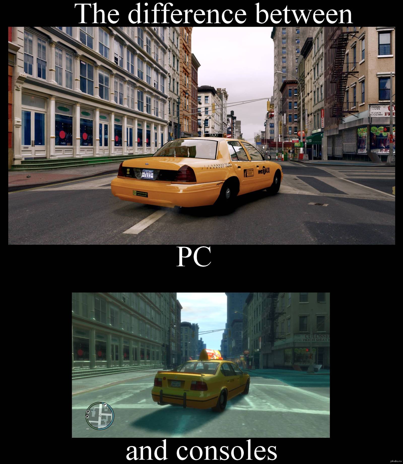 Is there a graphics comparison between GTAV on consoles and GTA IV on ...